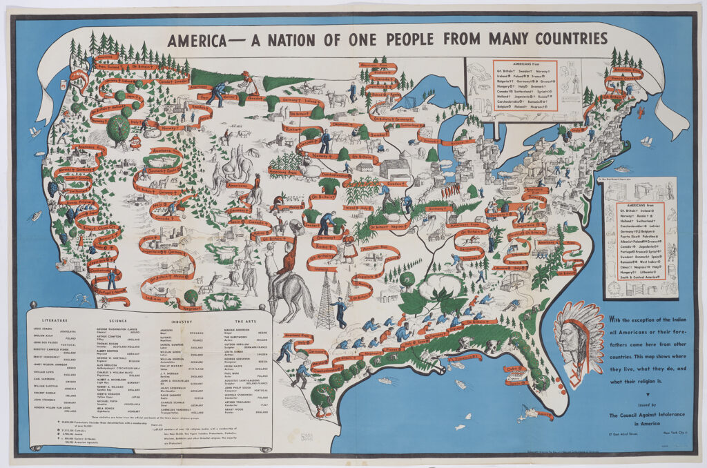 America—A Nation of One People from Many Countries - Collecting250